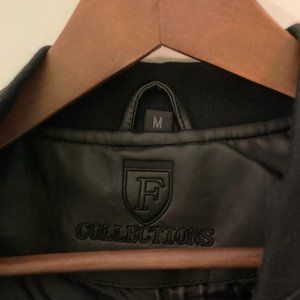 F-Collection | Jackets & Coats | Fcollection Mens Black Leather Jacket ...